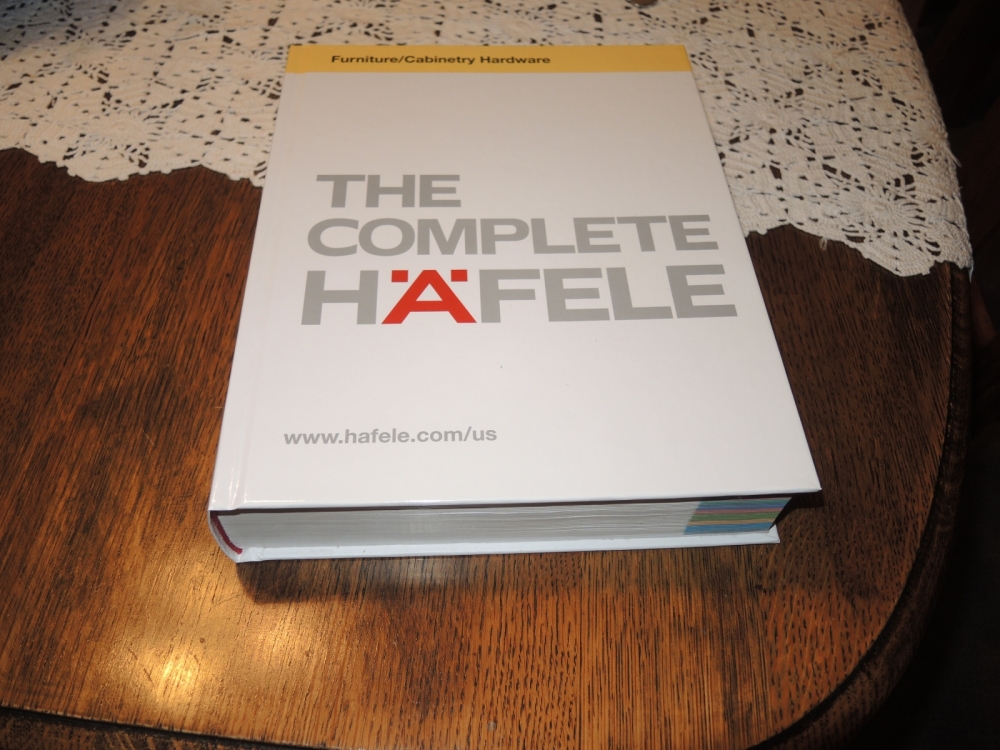 The Giant Hafele Catalog | Bruce Erdman Maker of Fine Furniture